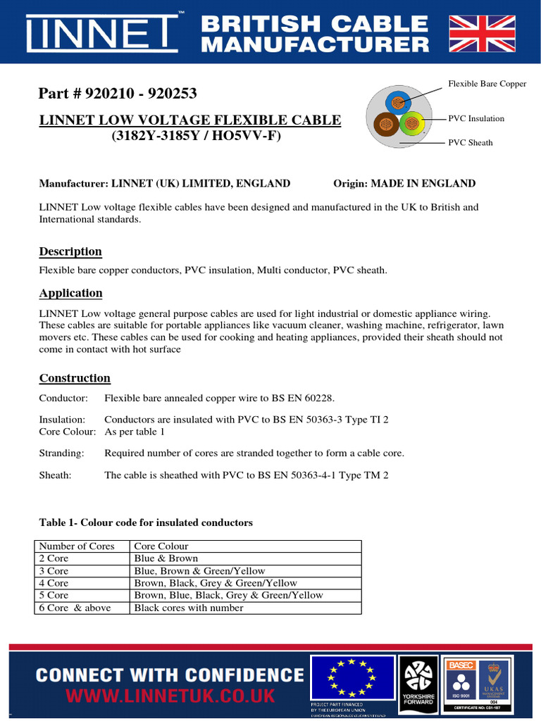 Ec BS6500 | PDF | Insulator (Electricity) | Electrical Conductor