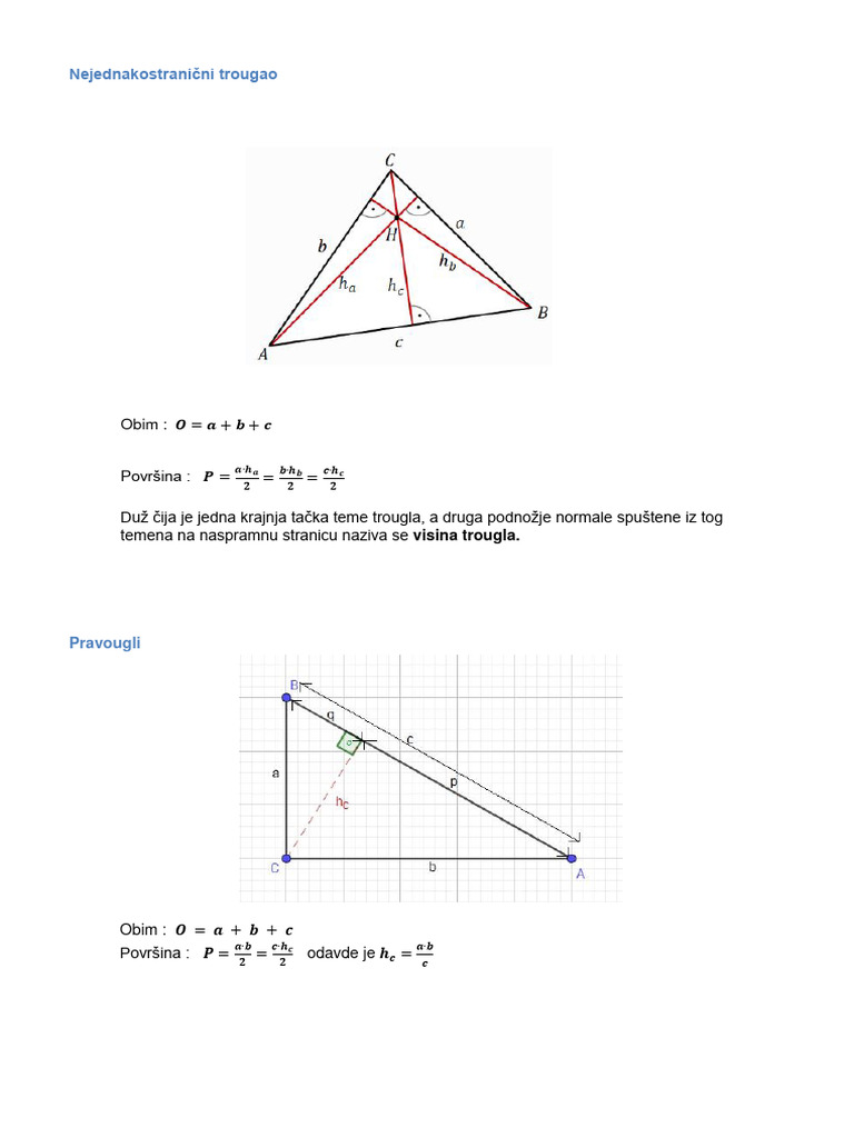 povrsina-trougla-i-trapeza | PDF