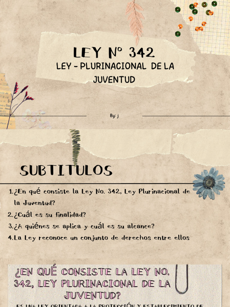 Ley 342 (Bolivia) | PDF | Bolivia | Derechos