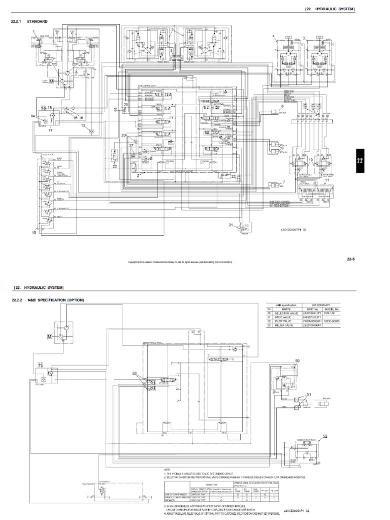SK480LC-8 Elect and Hyd Schematic | PDF