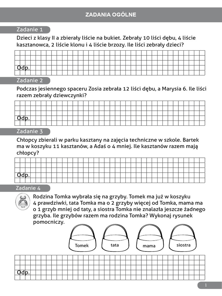 Matematyka Zadania Z Trescia Klasa 2 Demo | PDF