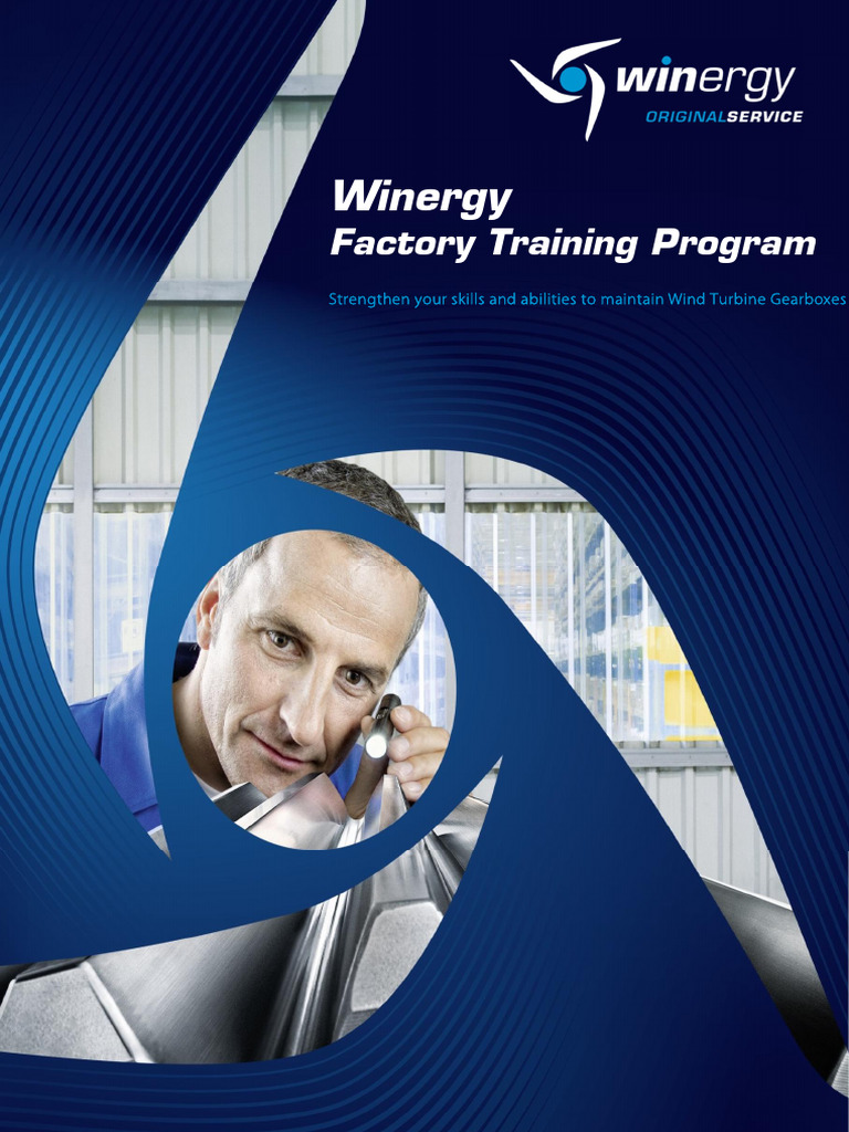 Winergy Training Flyer EN USA | PDF | Bearing (Mechanical) | Engineering