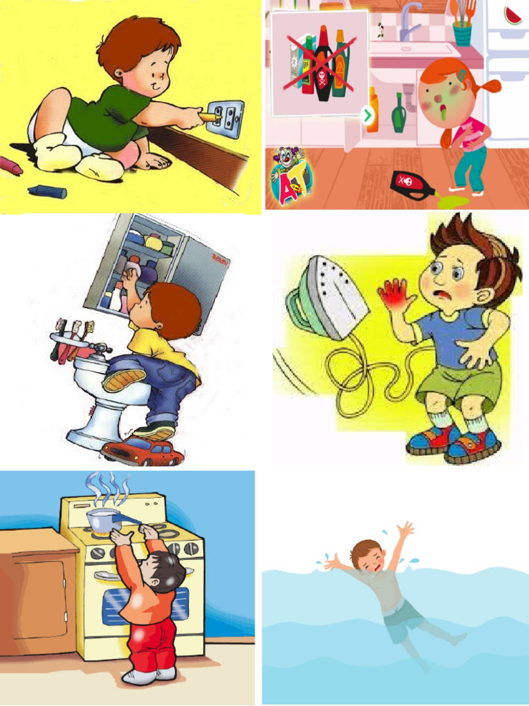 Accidentes en El Hogar Para Niños | PDF
