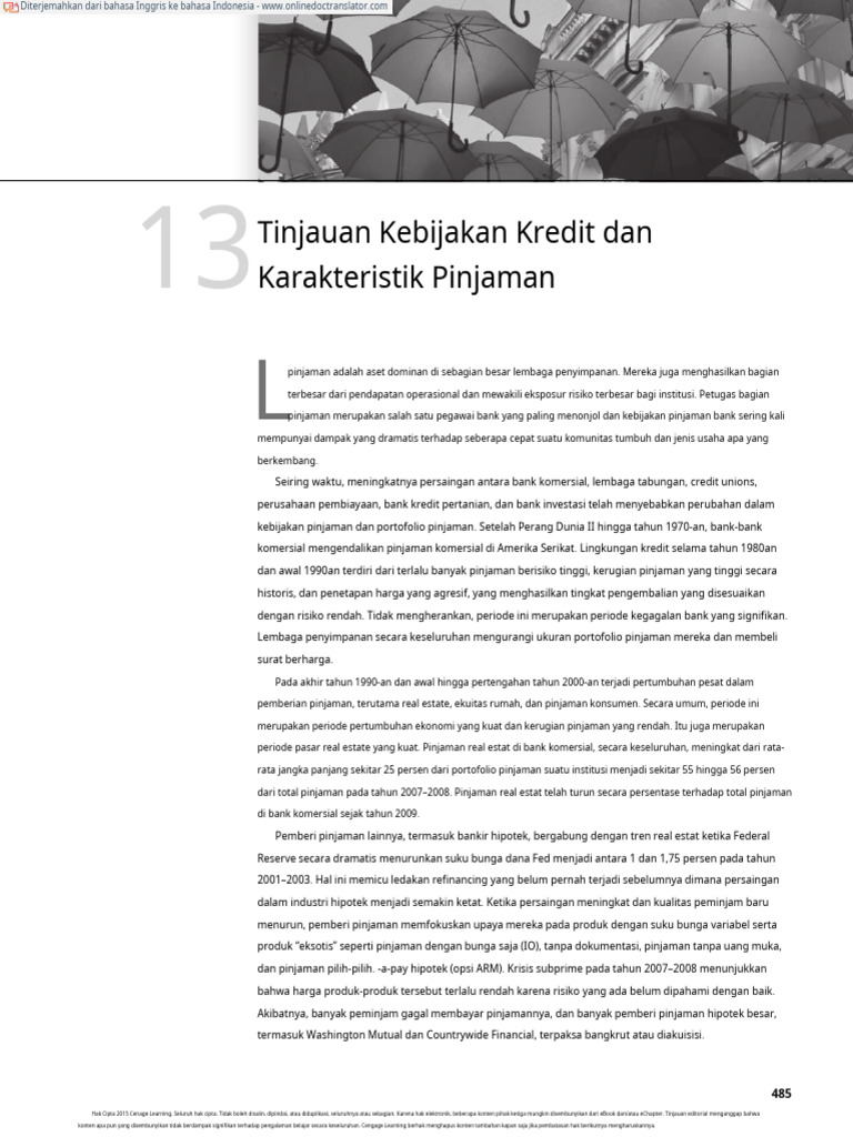 Bank Management (Timothy W. Koch, S. Scott MacDonald) CHP 13.en - Id | PDF | Pengelolaan ...