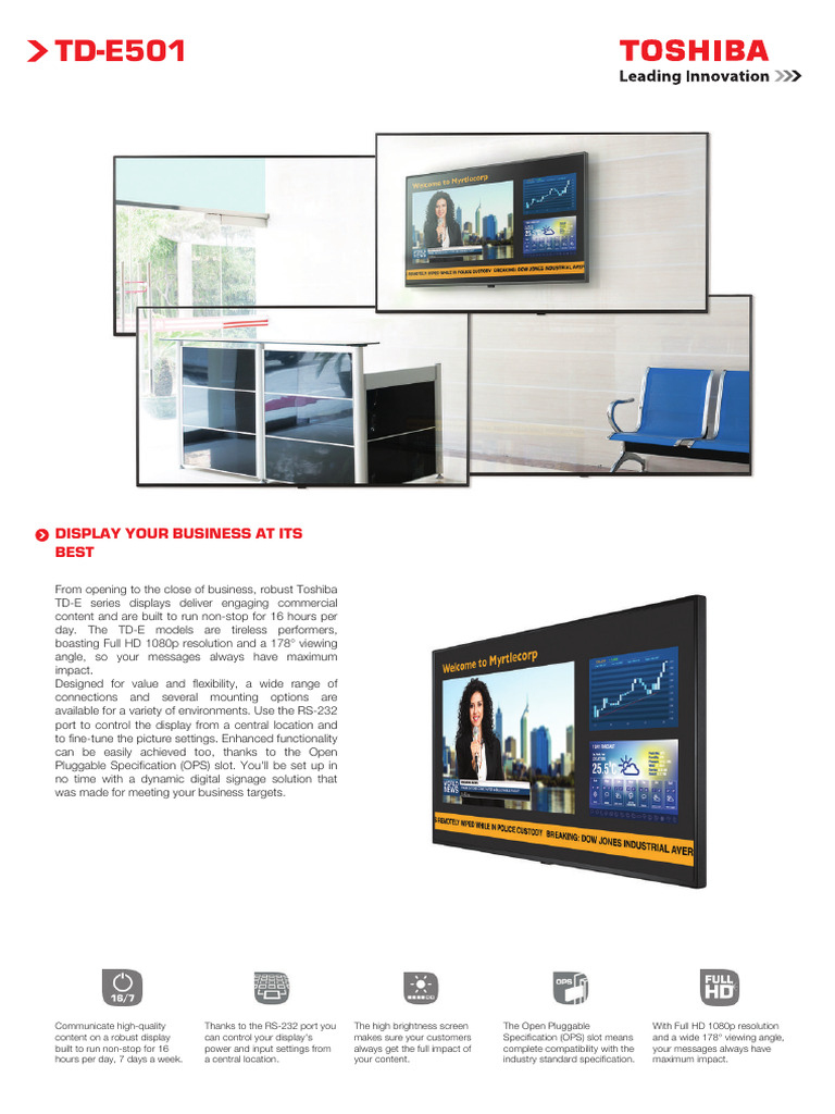 Display Your Business at Its Best | PDF | Display Resolution ...