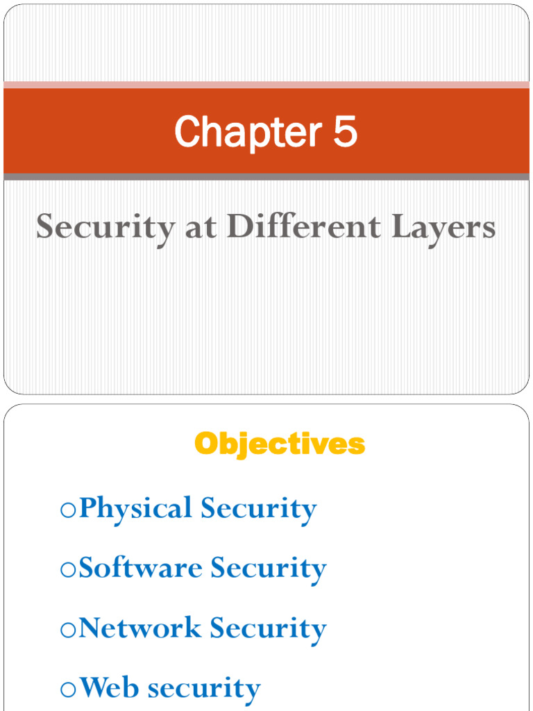 Chapter 5. Security at Different Layers | PDF | World Wide Web | Internet & Web
