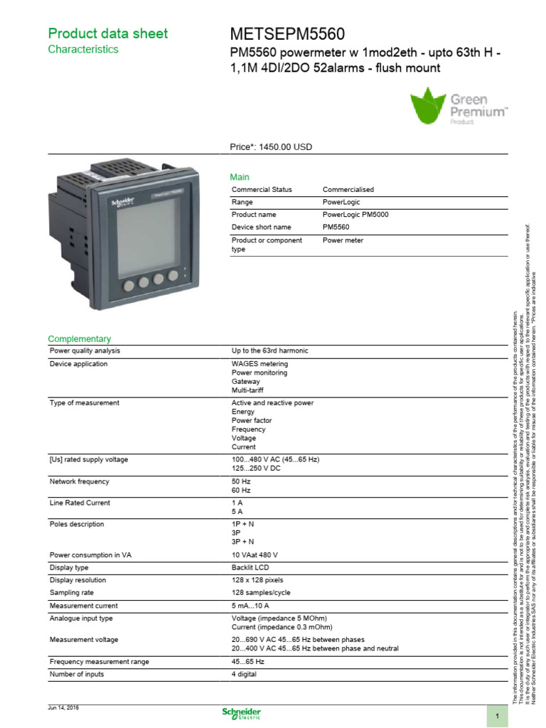PM5560 DataSheet | PDF | Electrical Impedance | Alternating Current