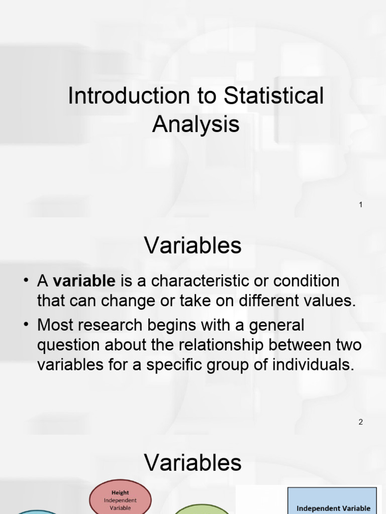 Lesson 1 Introduction To Statistics | PDF | Level Of Measurement | Statistics