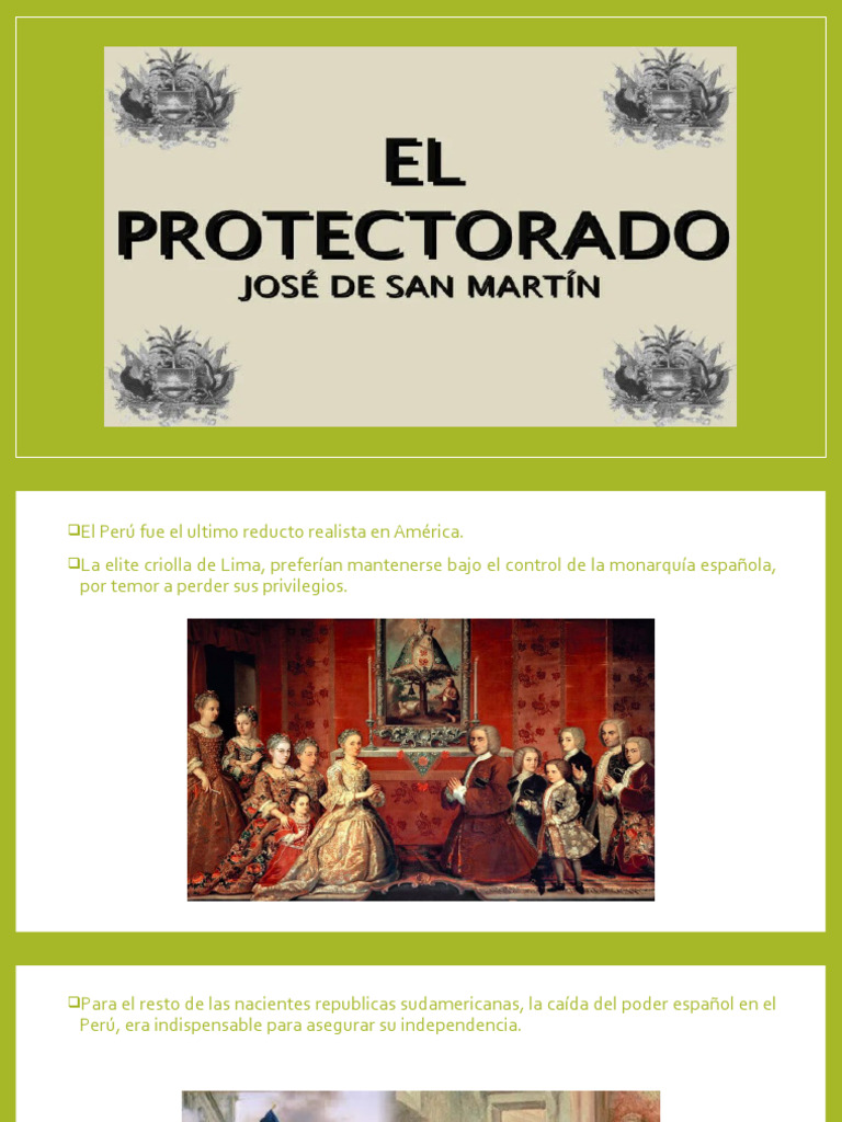 San Martin y El Protectorado-Tercero | PDF