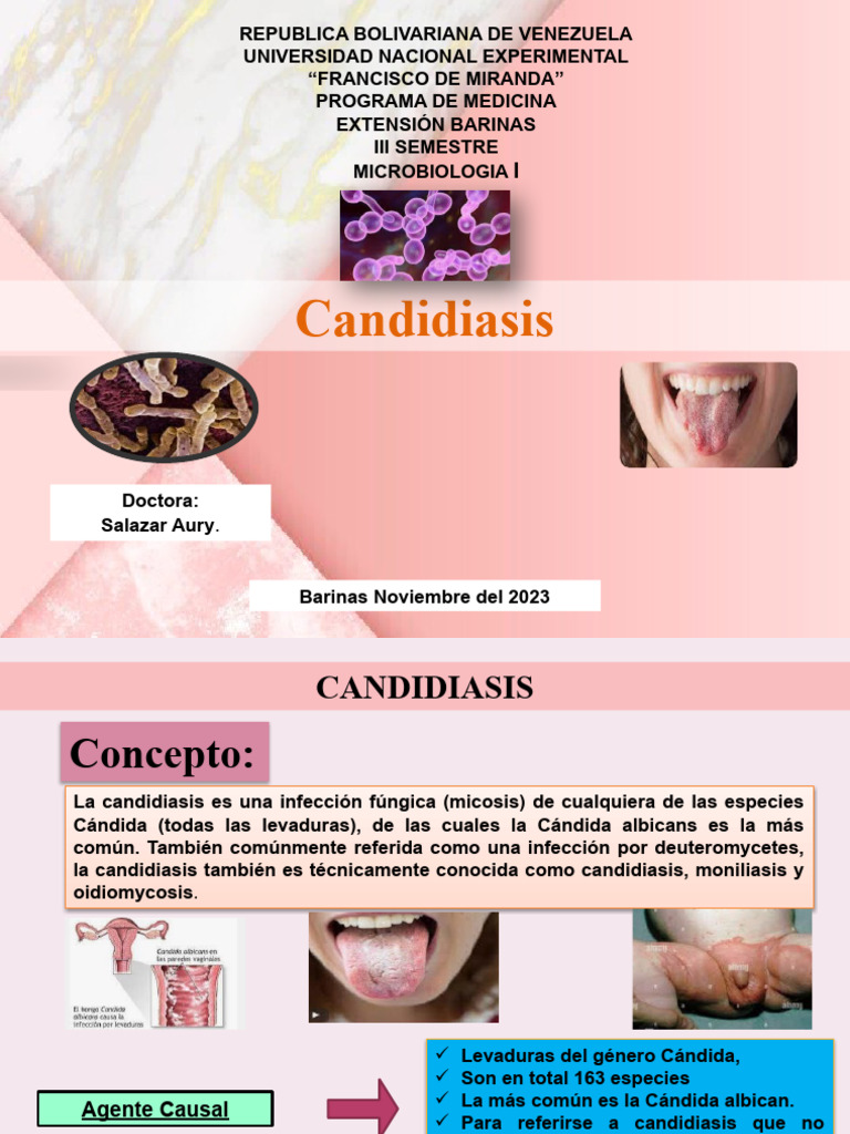 Tema 5 Candidiasis | PDF | Candidiasis | Causas de la muerte