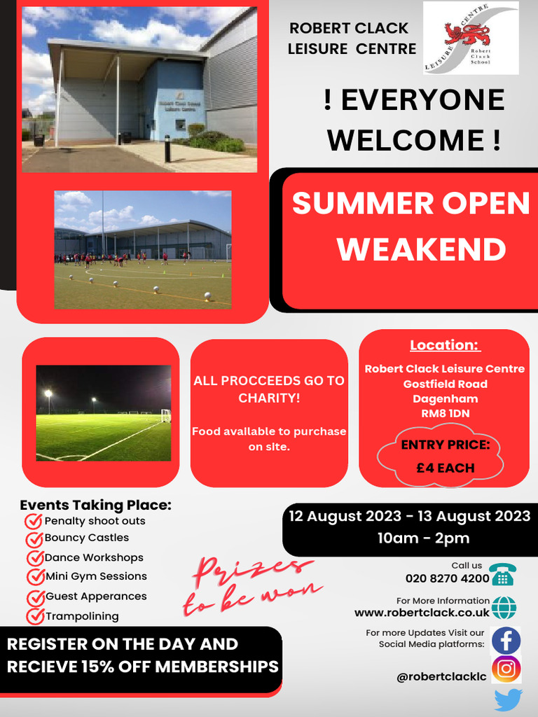 Summer Charity Event at Robert Clack | PDF