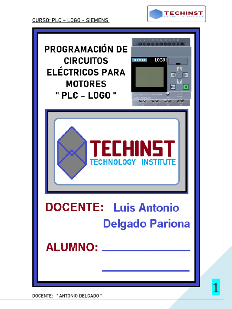 Manual 5 PLC Logo Siemens | PDF | Controlador lógico programable ...