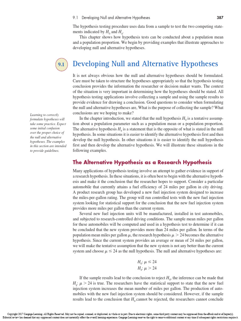 Semana 14 | PDF | Null Hypothesis | Hypothesis