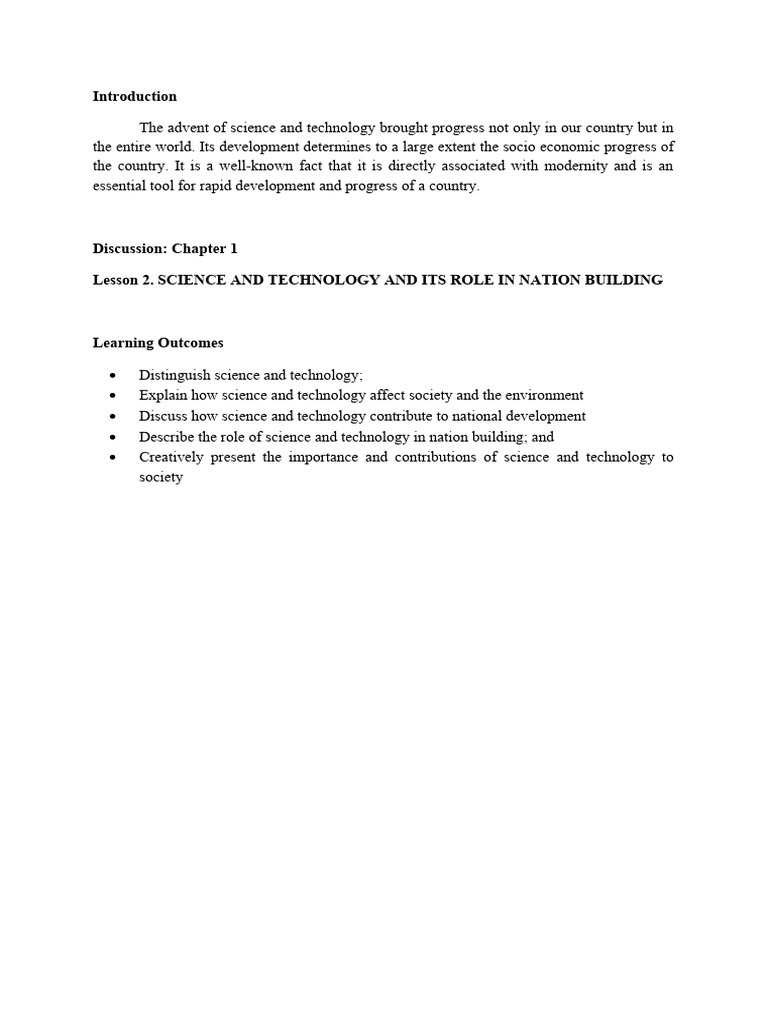 STS Chapter 1 Lesson 2 | PDF | Science | Transport
