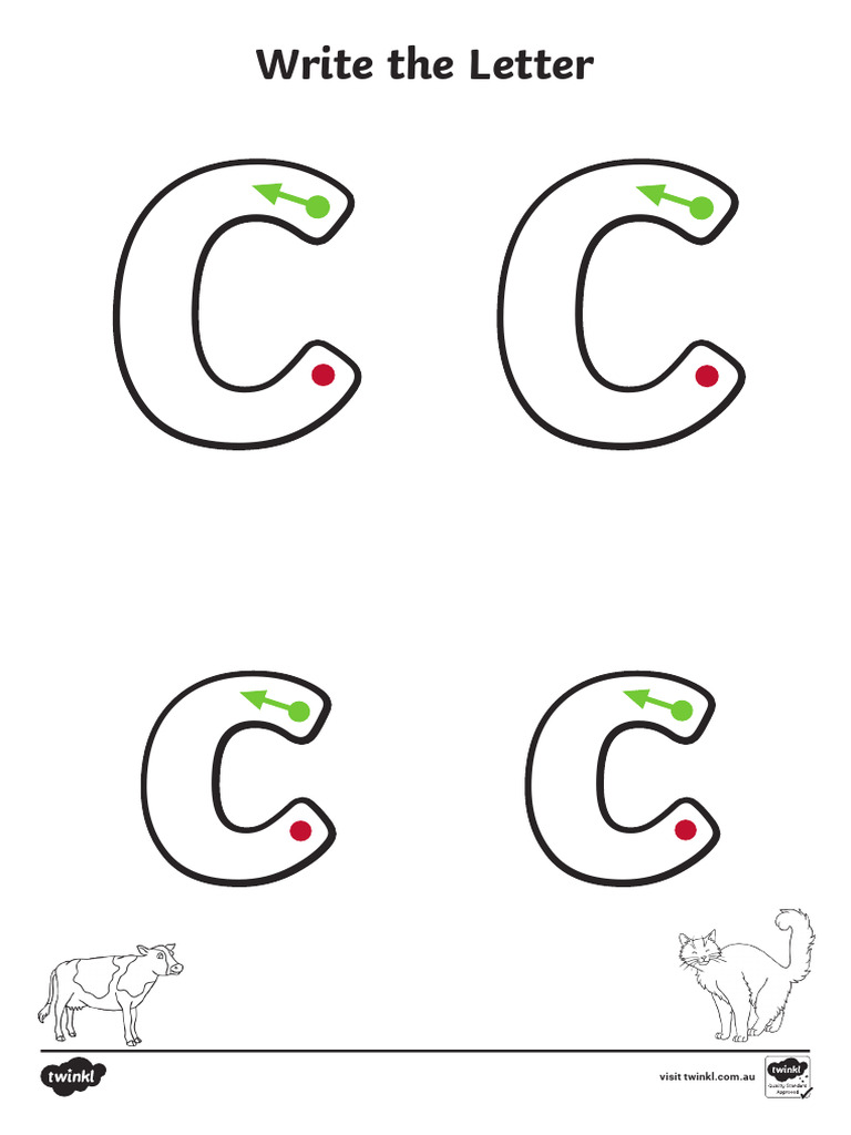 Letter C Handwriting Activities | PDF
