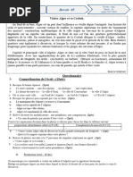 Sujet Et Corrigé Français - BEM 2021 - DzExams | PDF