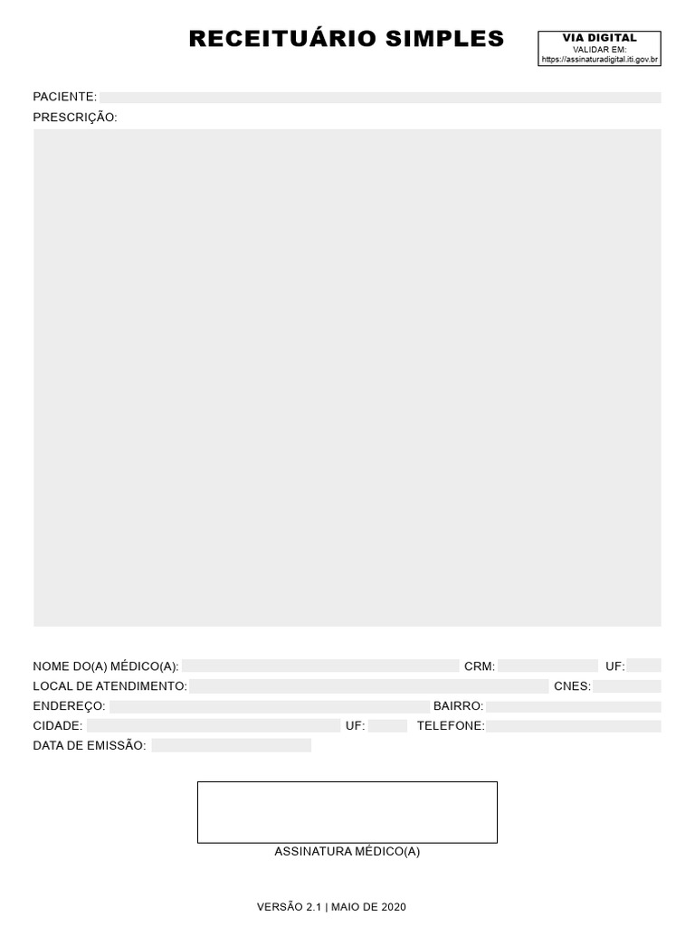 Receituario Simples | PDF