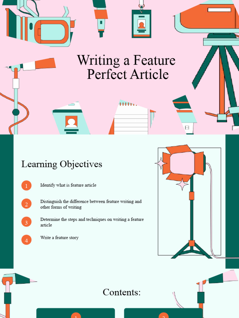 Writing A Feature Article | PDF | News | Essays