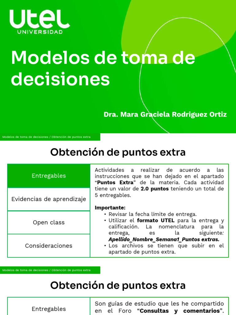 Toma de Decisiones y Puntos Extra | PDF | Toma de decisiones | Teoría de juego