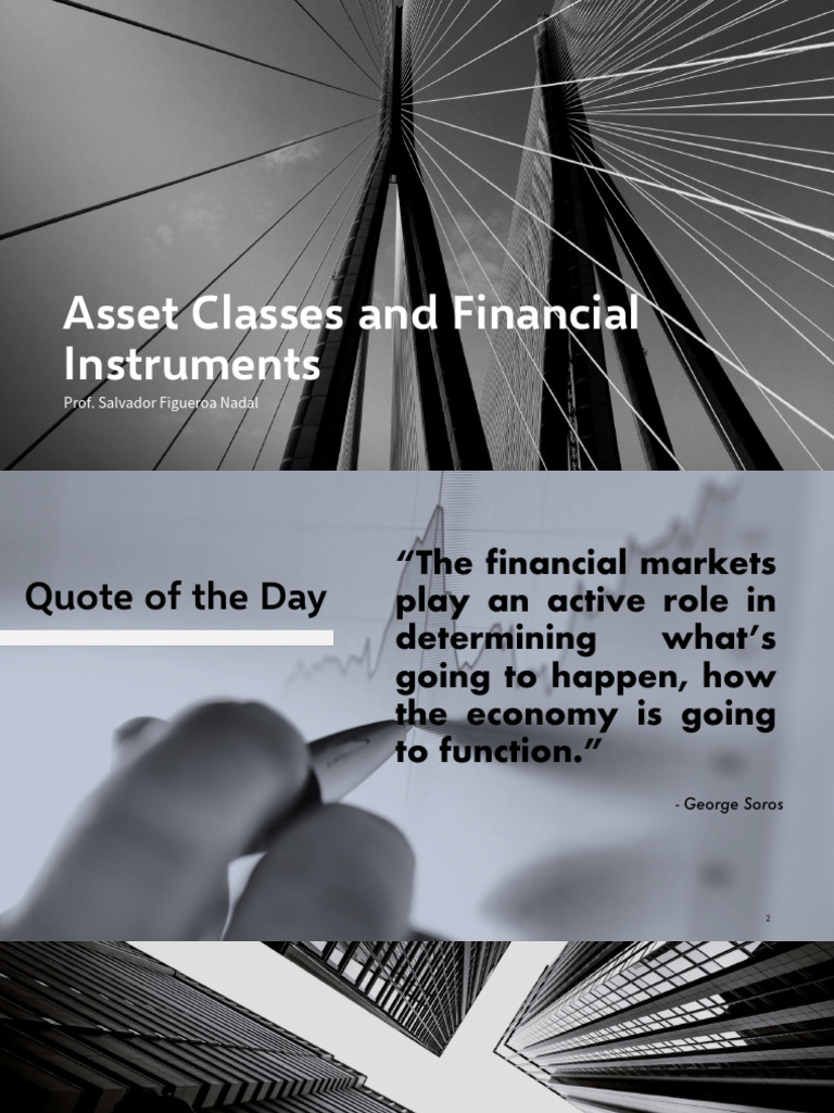 4 - Asset Classes and Financial Instruments | PDF | Securities (Finance ...