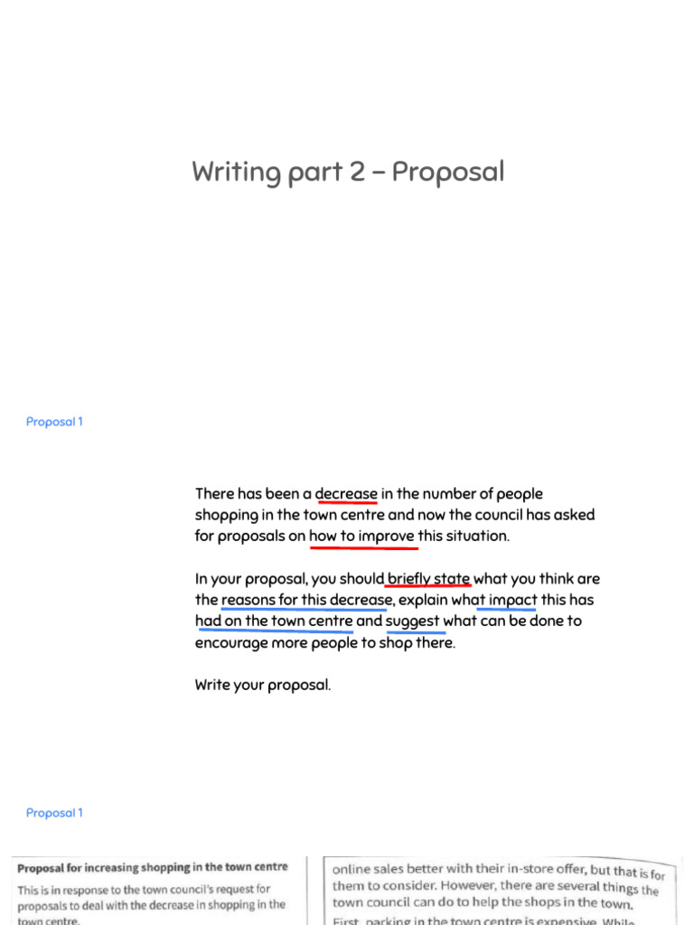 Writing - Proposal | PDF