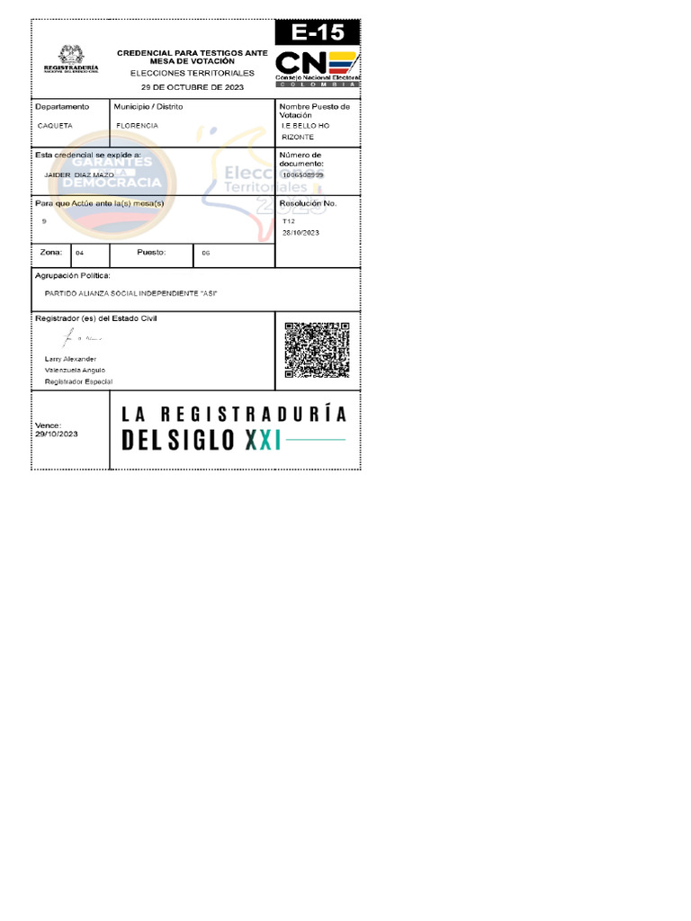 E15 CREDENTIAL | PDF