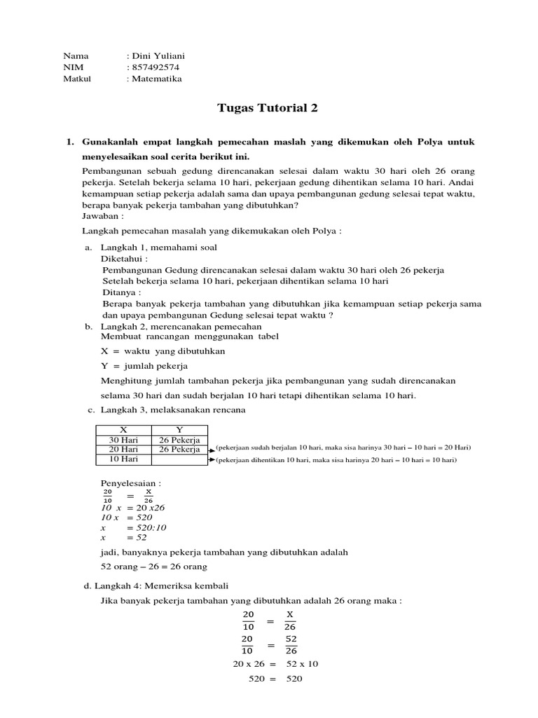 Tugas Tutorial 2 PERBAIKAN | PDF