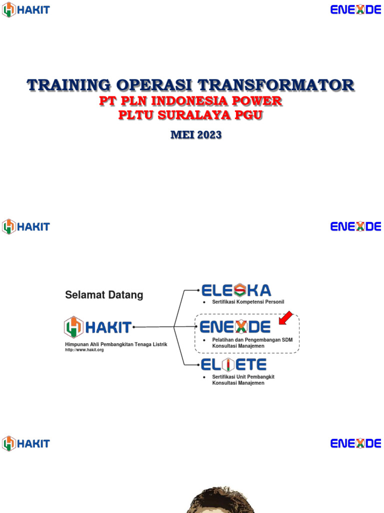 Training Operasi Trafo - Suralaya Pgu - Mei 2023 | PDF