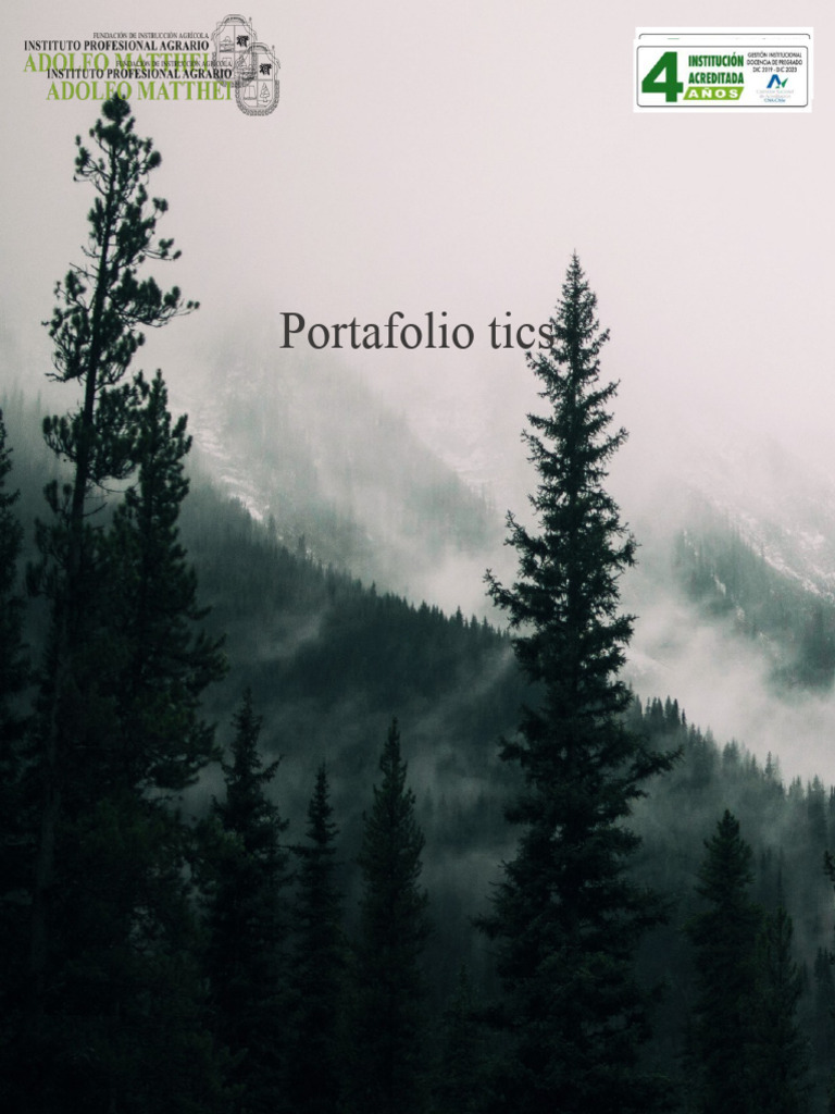 Portafolio TICs Instituto Matthei | PDF | Educación más alta