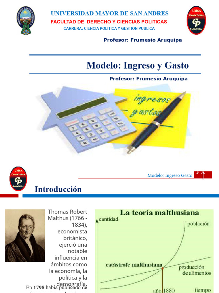 Tema 3 La Renta y Gasto | PDF | Balance presupuestario del gobierno | Economias