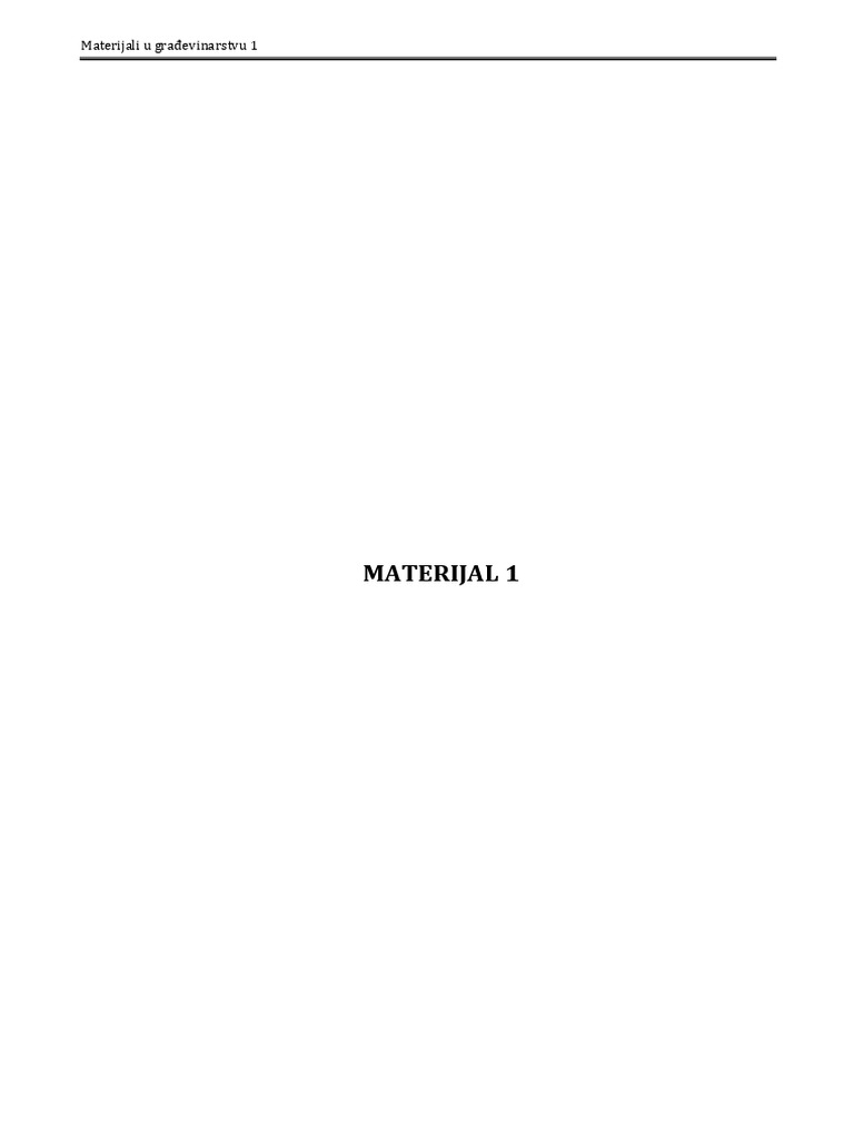 Materijal 1 -Osnovna Fizička Svojstva Materijala | PDF