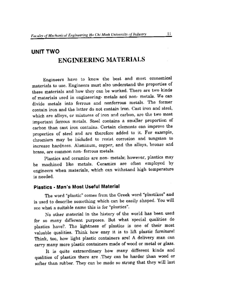 Engineering Materials | PDF