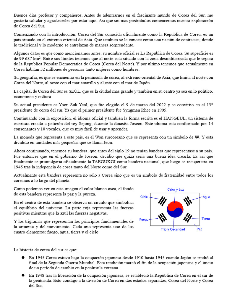 Corea Del Sur | PDF | Corea del Sur | Política mundial