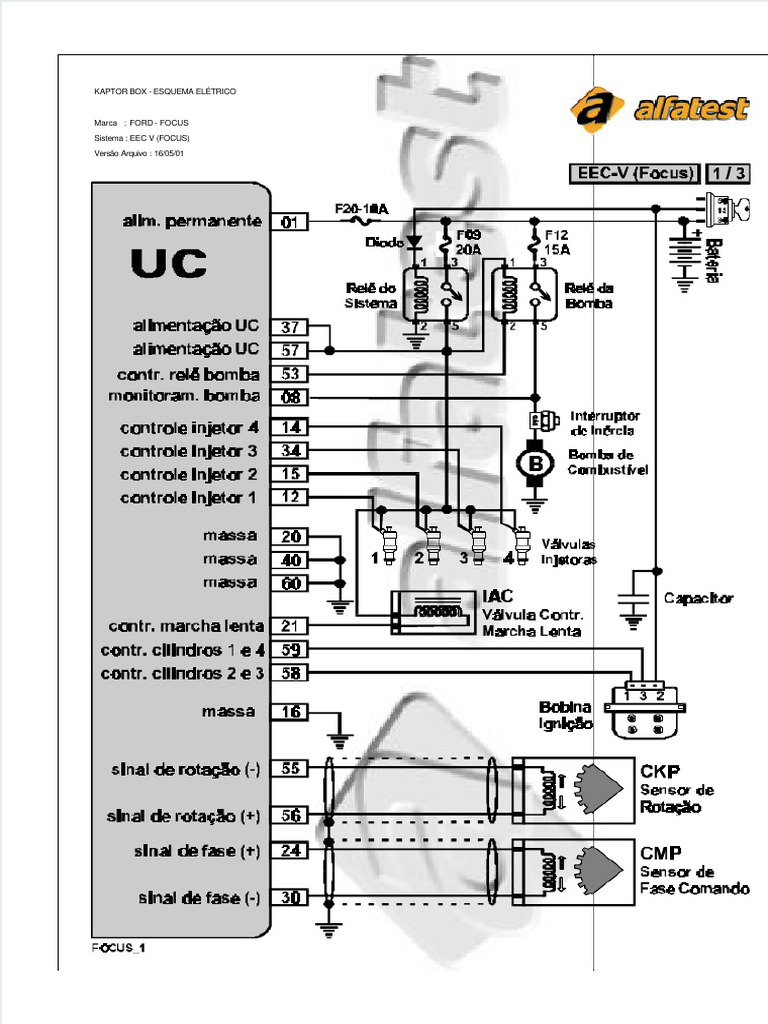 Dokumen - Tips Esquema Electrico Eec V Focus | PDF | Energia elétrica | Física Aplicada e ...