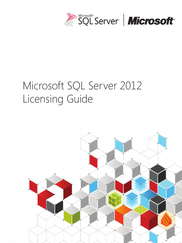 SQL Server 2012 Licensing Reference Guide | PDF | Virtual Machine | Multi Core Processor