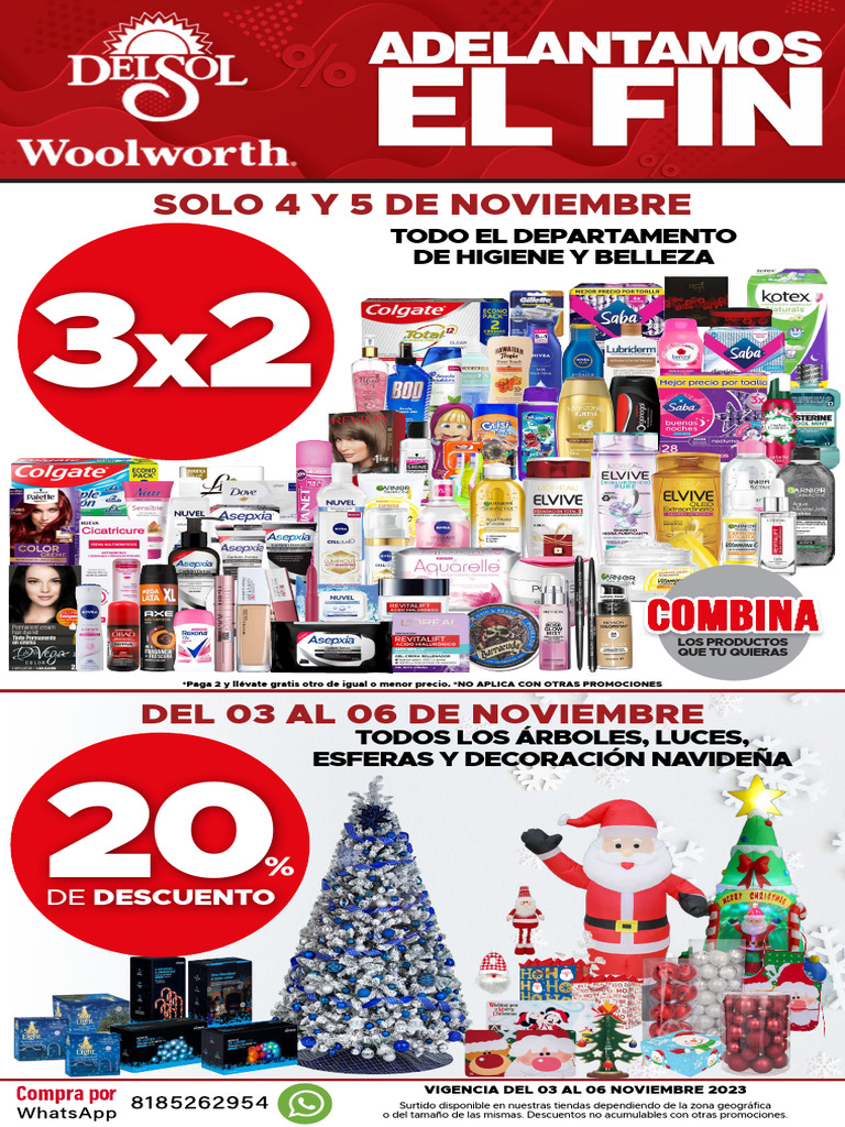 PREpárate para El Buen Fin en Tiendas Del Sol y Woolworth | PDF