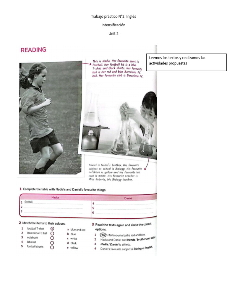 Actividades de inglés sobre la casa | PDF