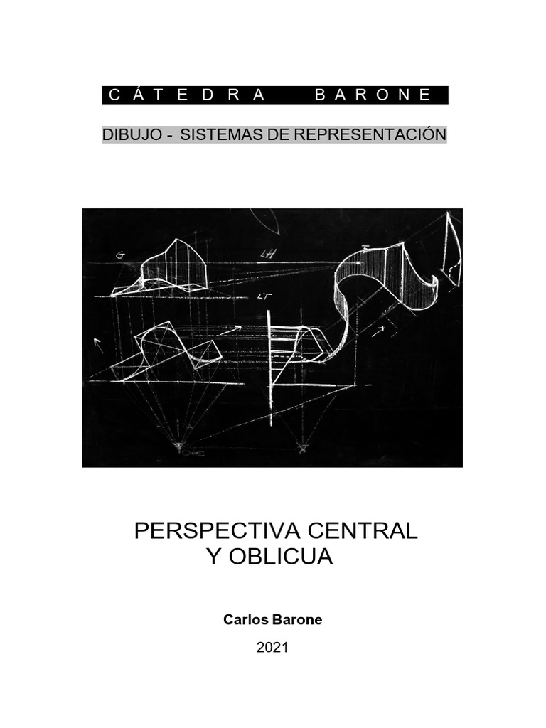 Perspectiva Central y Oblicua | PDF | Perspectiva (Gráfica) | Horizonte
