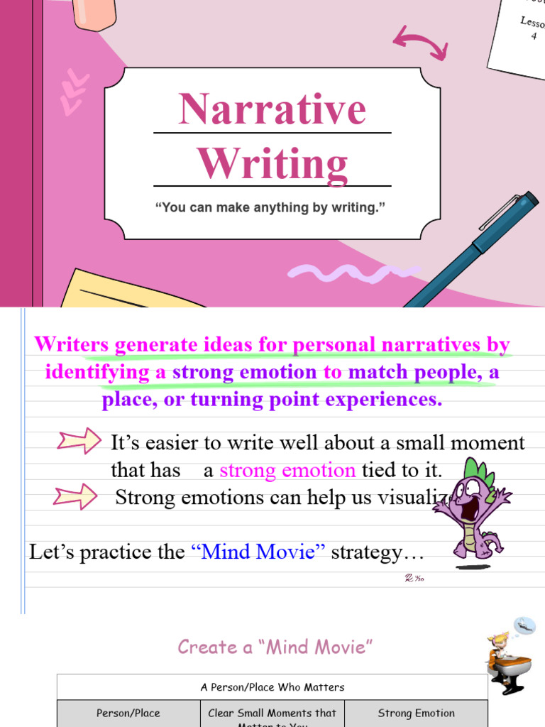 Day 3 Narrative Writing | PDF | Emotions | Psychological Concepts