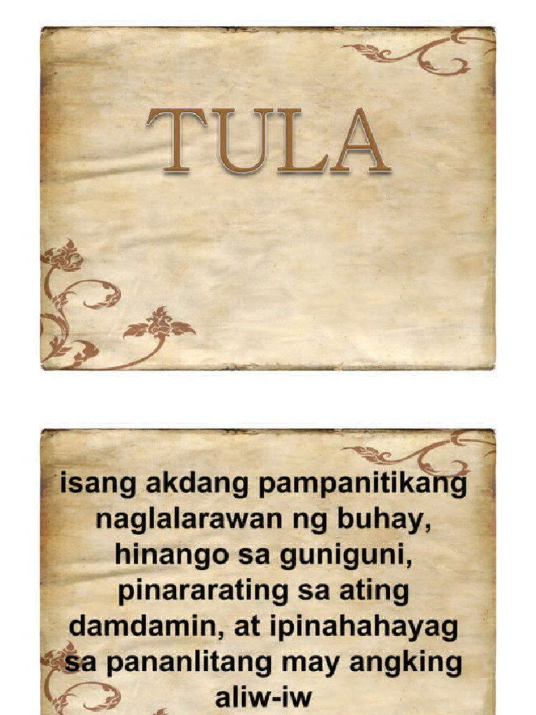 Elemento Ng Tula | PDF