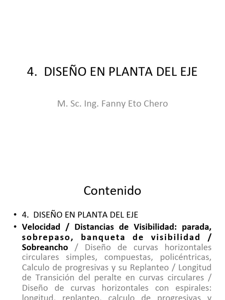 Diseño de Planta de Eje | PDF | Intersección (carretera) | La carretera