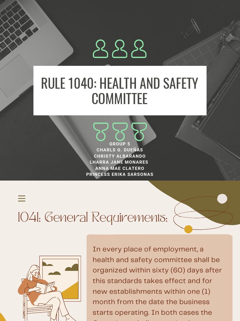Rule 1040 | PDF | Occupational Safety And Health | Safety