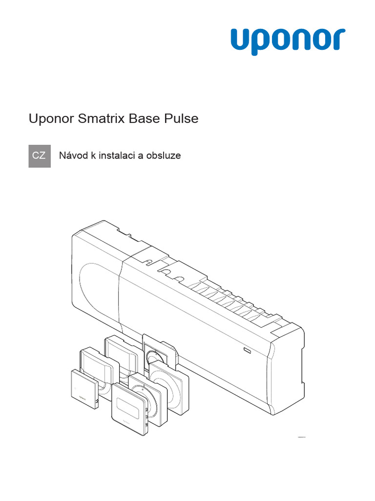 Uponor IOM Smatrix Base PULSE CZ 1095345 201904 1 | PDF