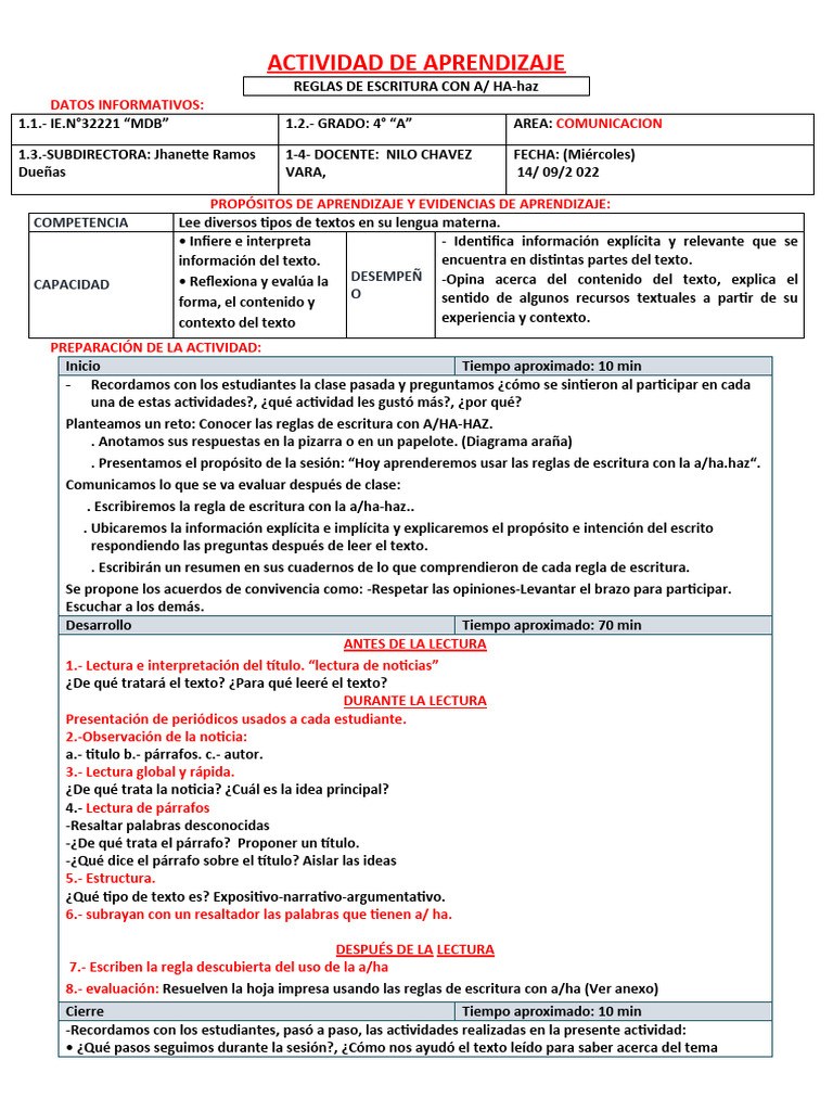 COM. Regla de Escritura | PDF | Ciencia cognitiva | Lingüística