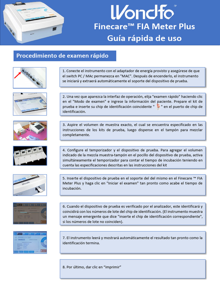 Guia Rapida Finecare FIA Meter Plus | PDF | Informática | Ciencias de ...