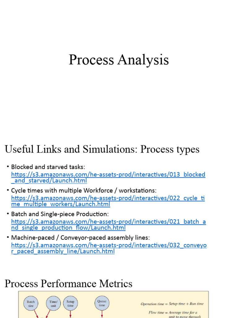 Process Analysis Presentation | PDF | Business Process