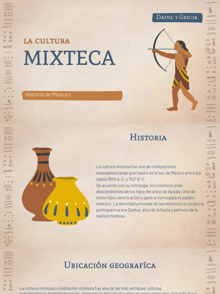 Resumen de la Cultura Mixteca | PDF | Mesoamérica | México