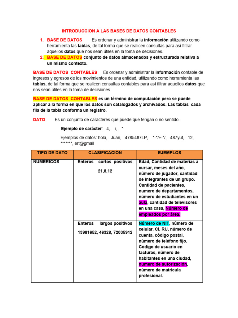 Teoria base de datos | PDF | SQL | Bases de datos