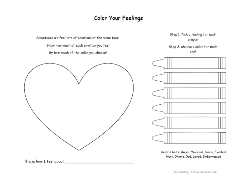 Color Your Feelings PDF | PDF