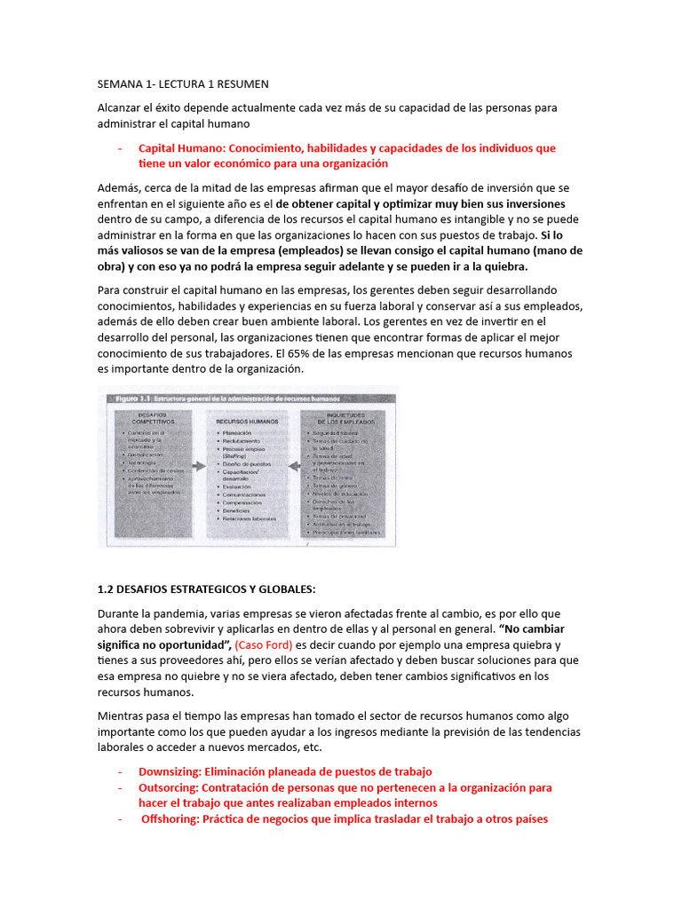 Resumen de Las Lecturas | PDF | Gestión de recursos humanos | Business Resumen de Las Lecturas | PDF | Gestión de recursos humanos | Business